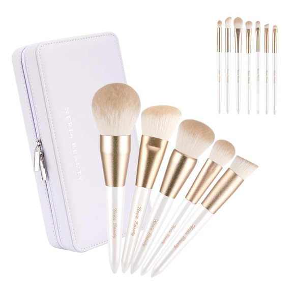 Neria | Makeup | Nwt 2 Piece Makeup Brush Set With Case | Poshmark